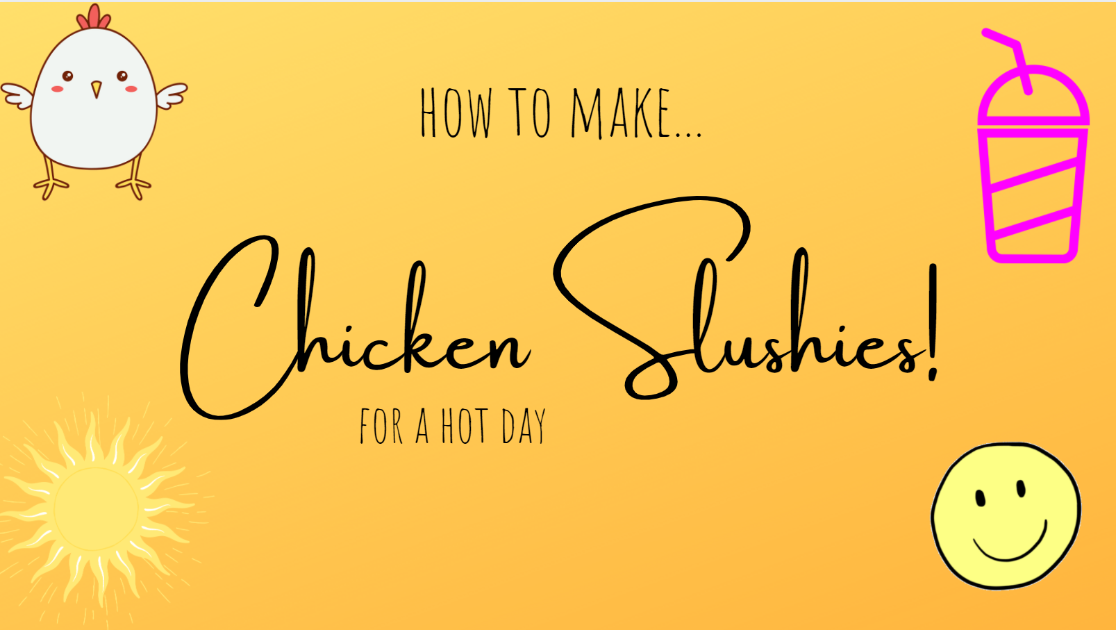 Easy chicken slushie recipe! | BackYard Chickens - Learn How to Raise ...