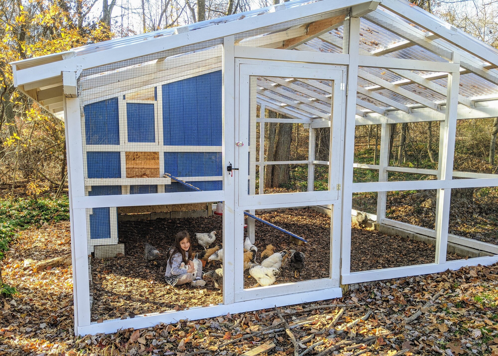 Post and beam styled coop & run | BackYard Chickens - Learn How to ...