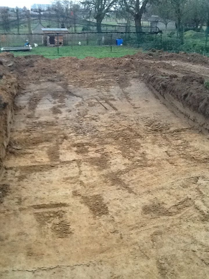 Concrete duck pond construction | BackYard Chickens - Learn How to ...