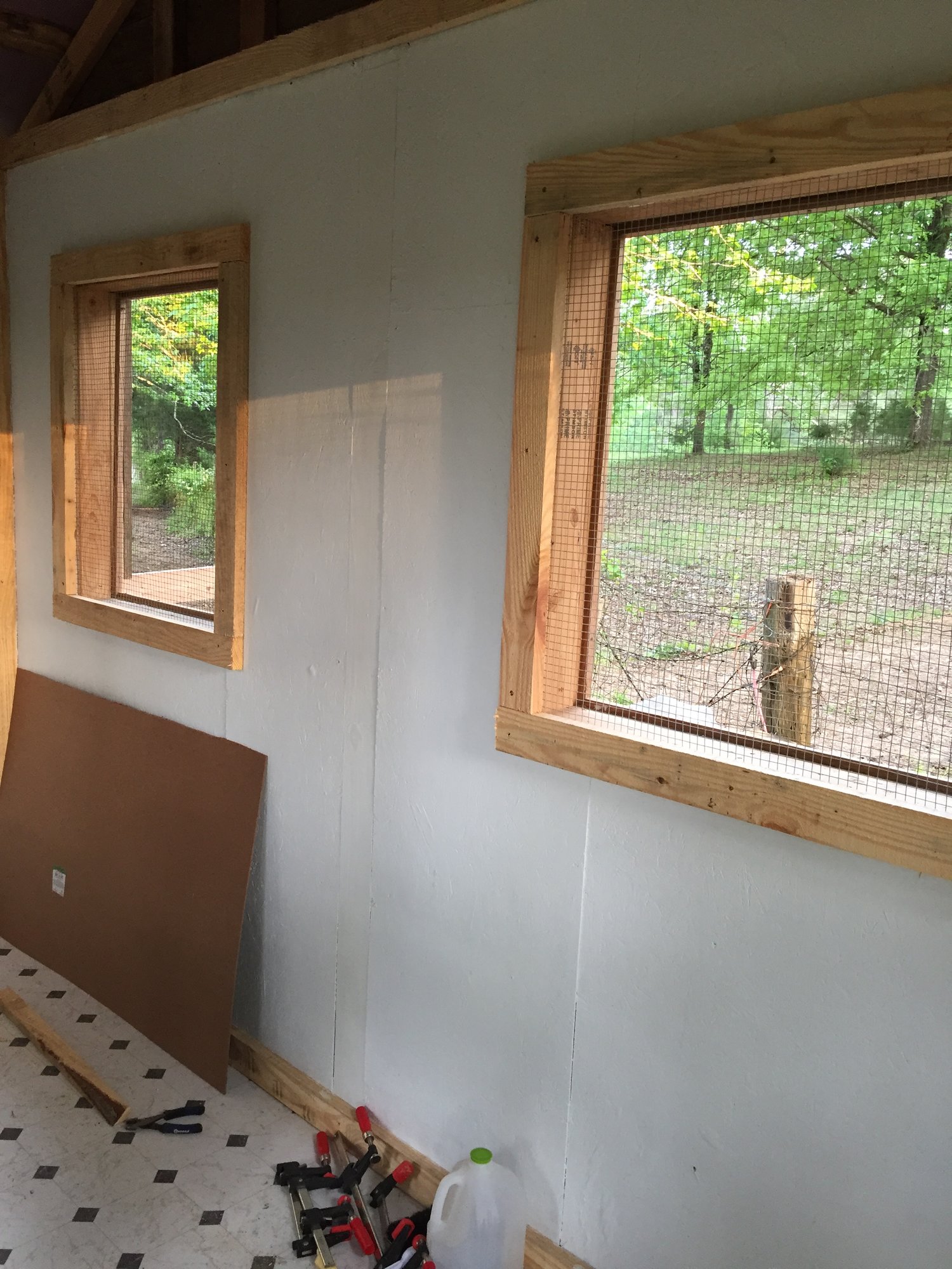 Interior trim work complete | BackYard Chickens - Learn How to Raise ...