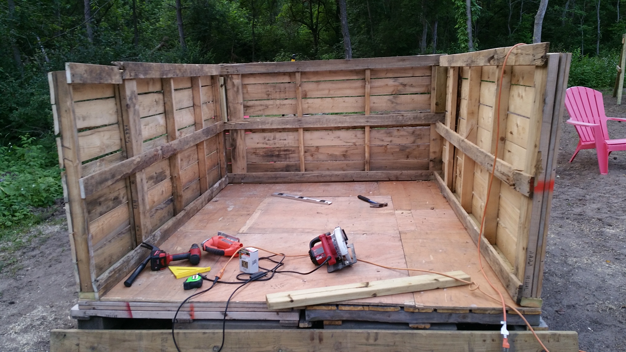 The pallet base | BackYard Chickens - Learn How to Raise Chickens