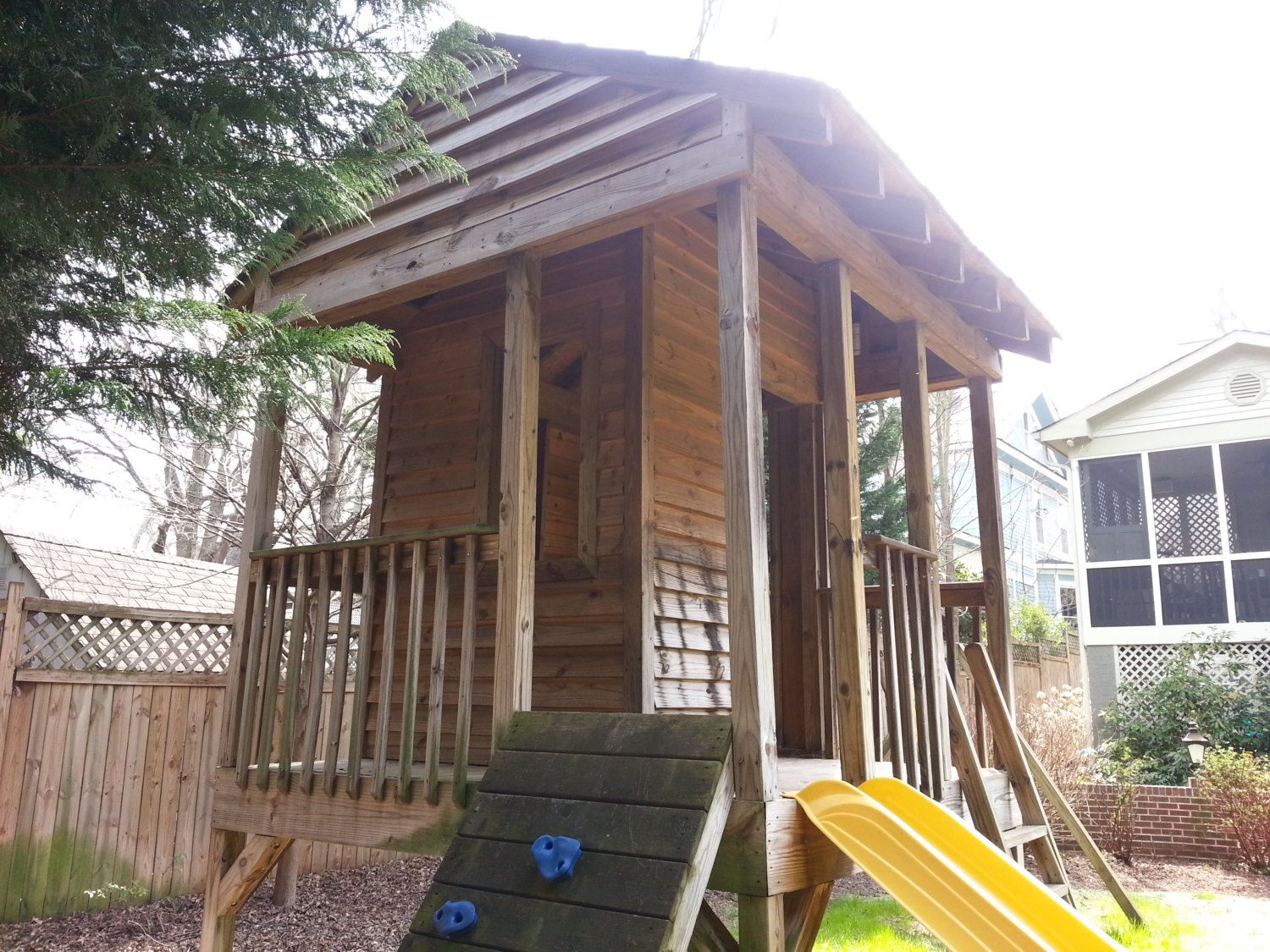 Converting Wooden elevated Playhouse to Coop